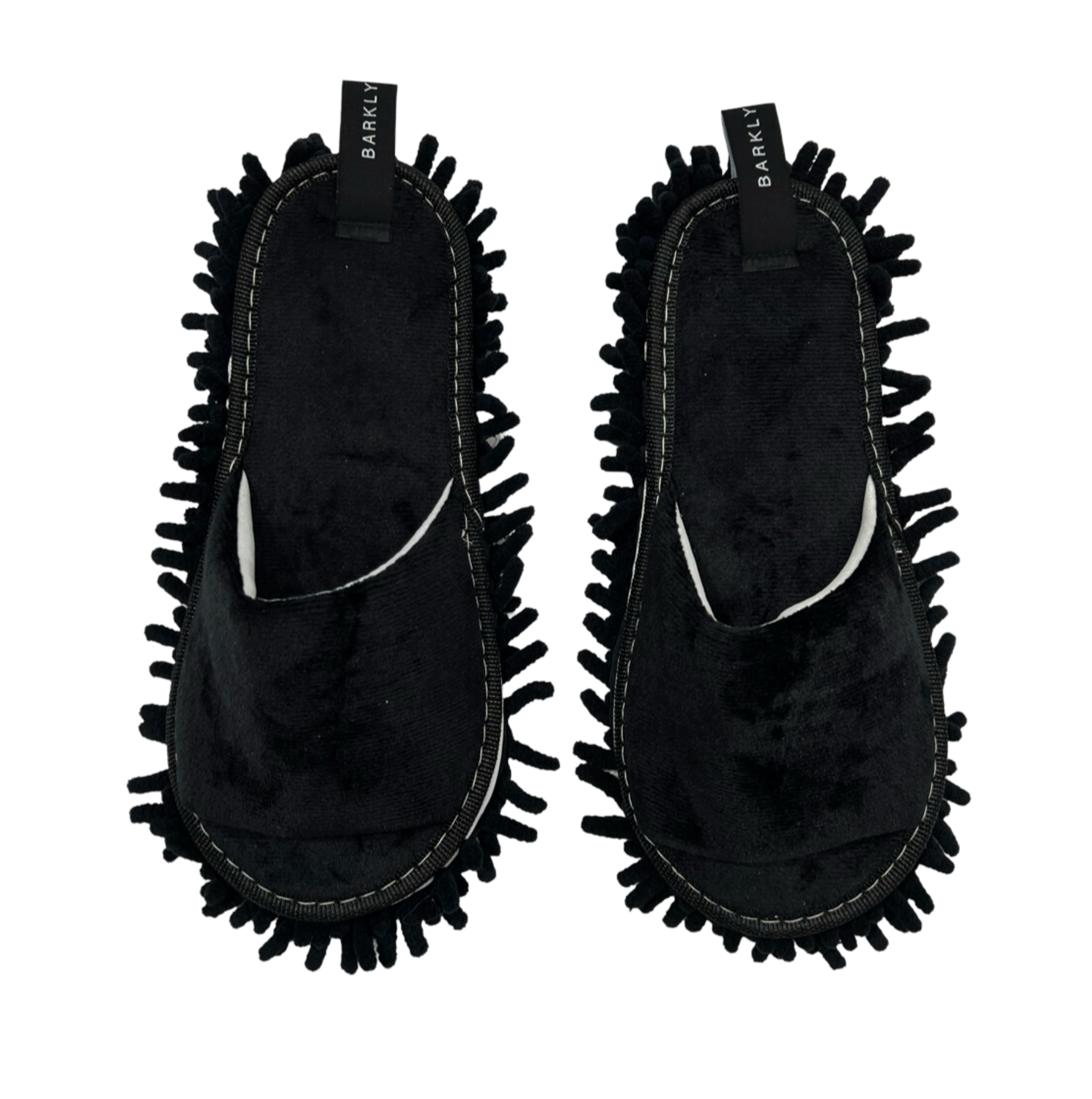 Black Microfibre Mop Slippers – BARKLY BASICS