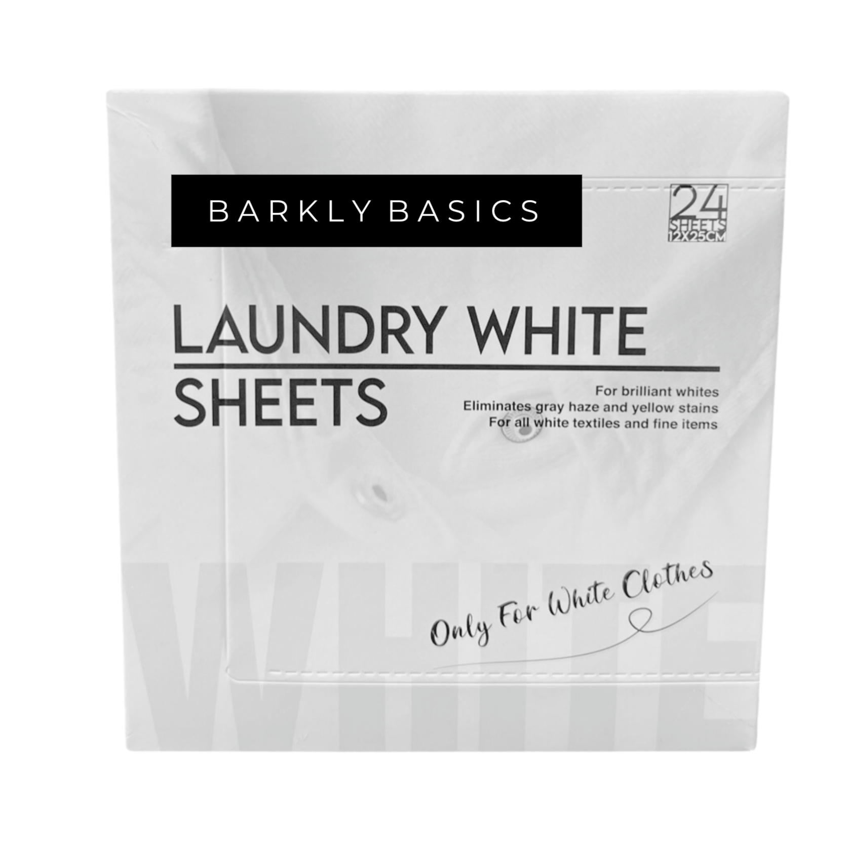 White Bleach Sheets – BARKLY BASICS