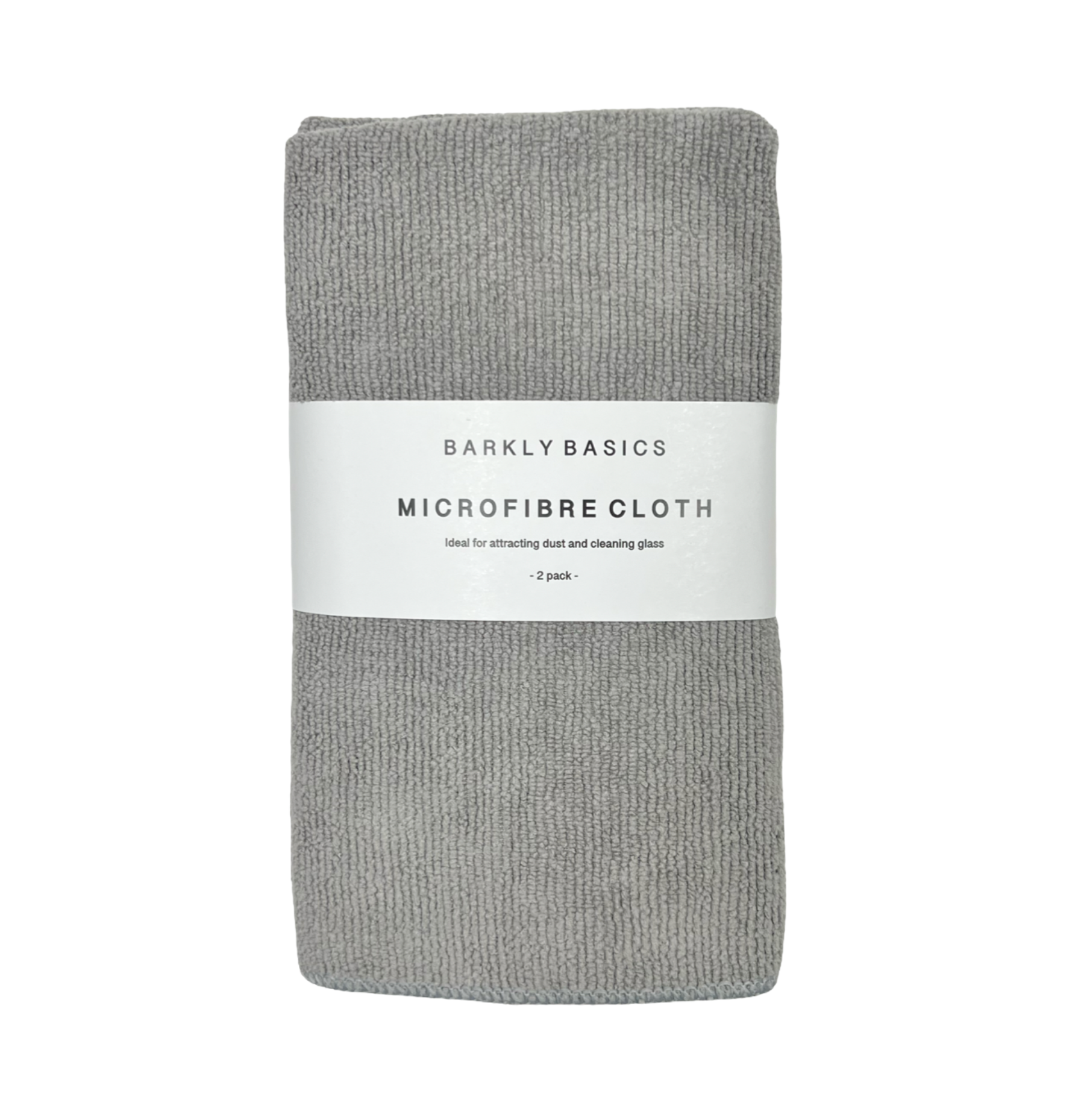 Light Grey Microfibre Cloth - 2 pack – BARKLY BASICS