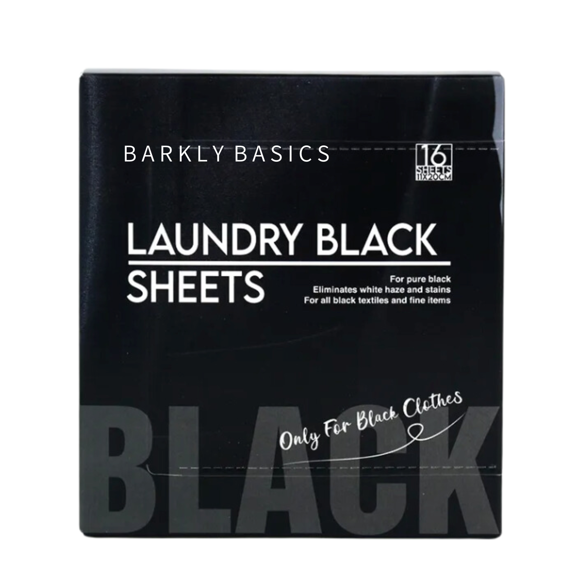 Black Laundry Washing Sheets – BARKLY BASICS