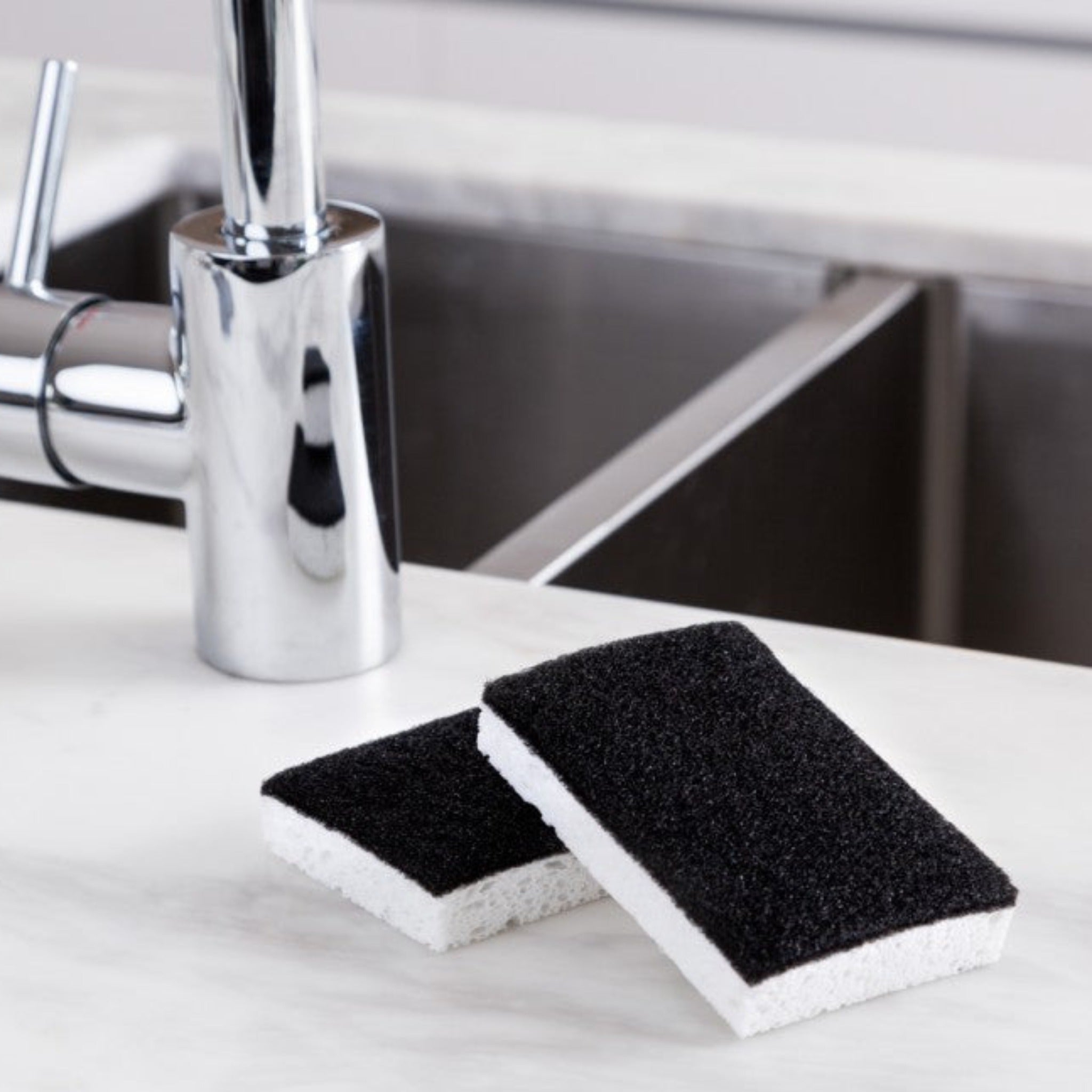 Black & White Scourer Sponge – BARKLY BASICS